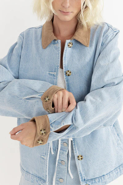 Rhythm Oversized Denim Shacket | June Swimwear